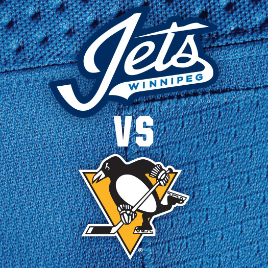 Jets vs. Penguins : Canada Life Centre
