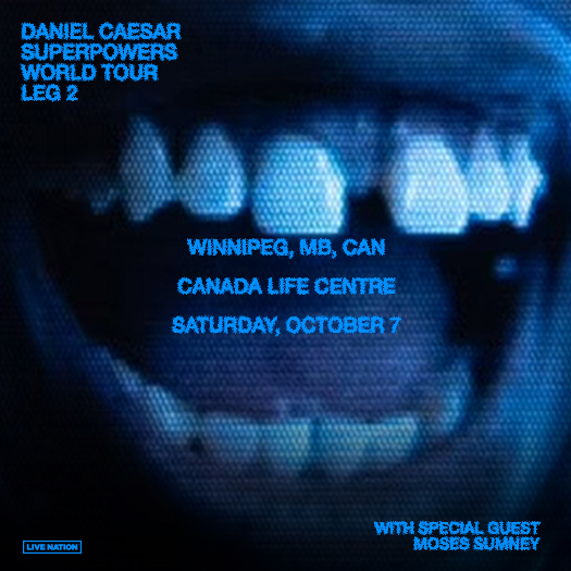 Daniel Caesar - Canada Life Centre : Canada Life Centre