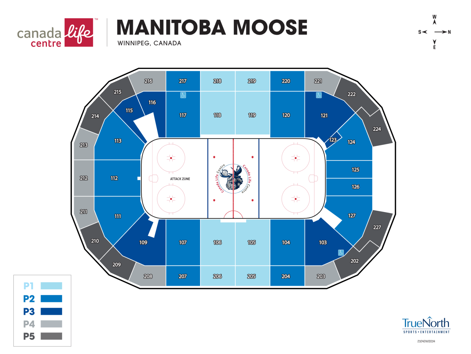 Seating : Canada Life Centre
